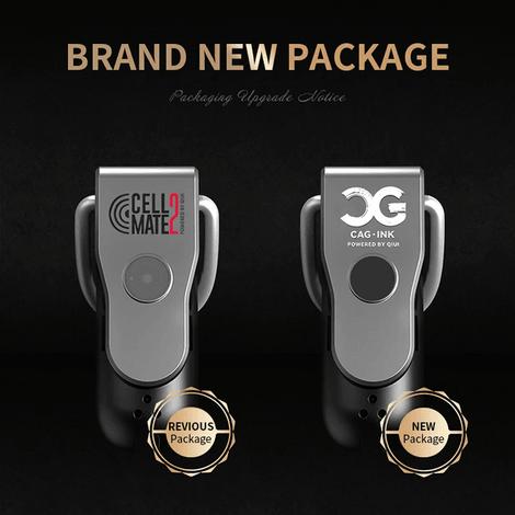 CAG-INK Cellmate 2.0 Electric Shock Distance App Control Chastity Cage ...