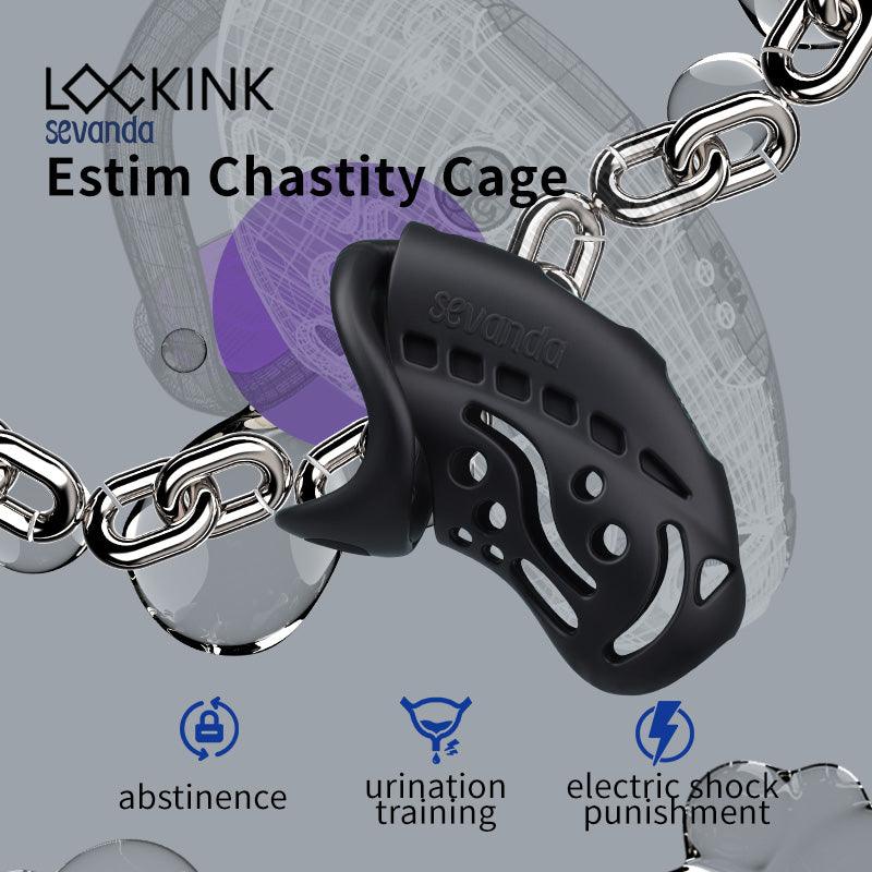 LOCKINK Sevanda Nautilus Estim Chastity Cage – Delightor