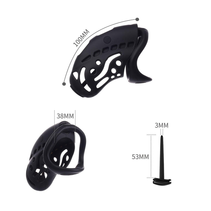 LOCKINK Sevanda Nautilus Estim Chastity Cage – Delightor